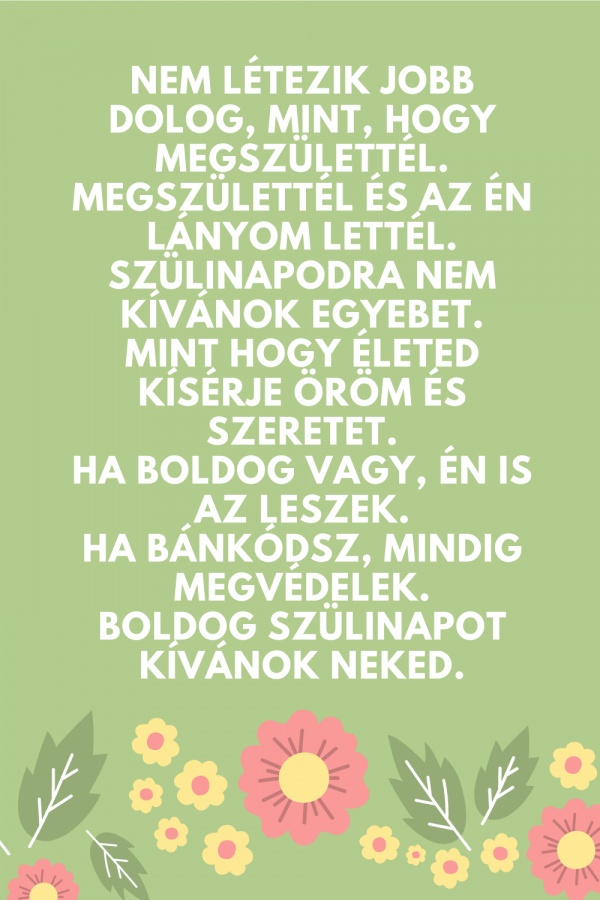 Megható szülinapi versek képekkel | Szabadon letölthető!