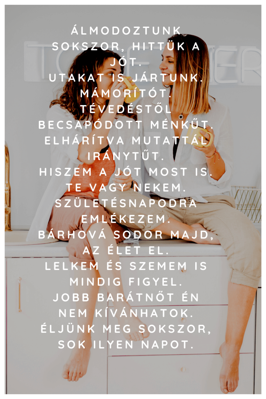 Legjobb barátnőmnek szülinapjára vers: válogatás